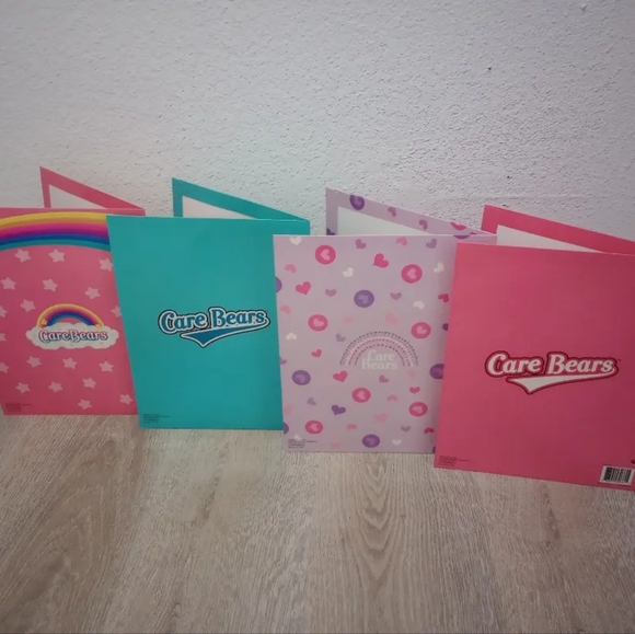 Other | New 4pc Care Bears Folder Set | Poshmark